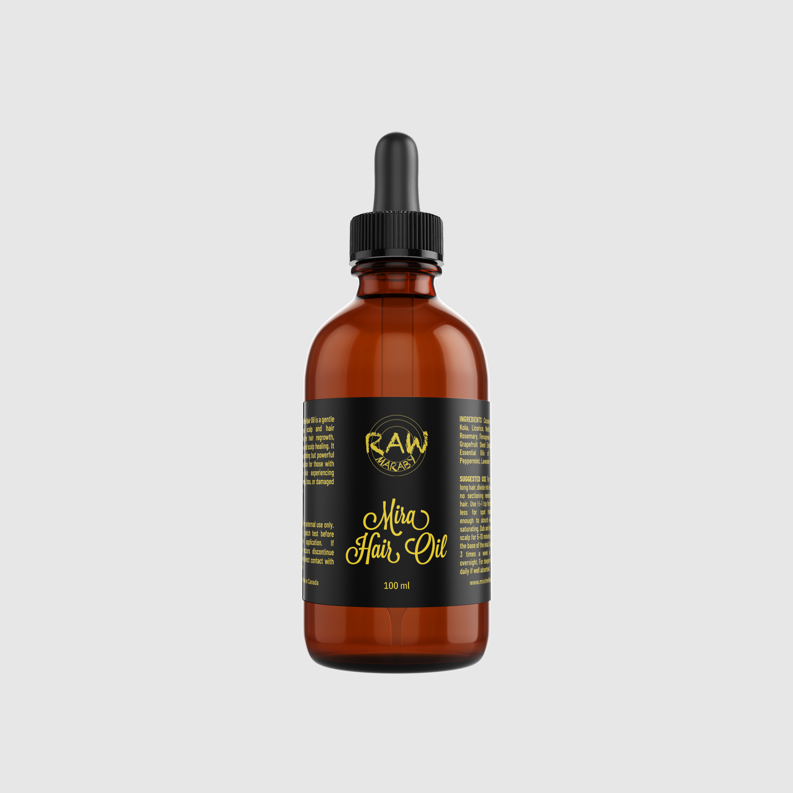 Mira Hair Resurrection Oil – Mira Herbals Inc / Raw Maraby