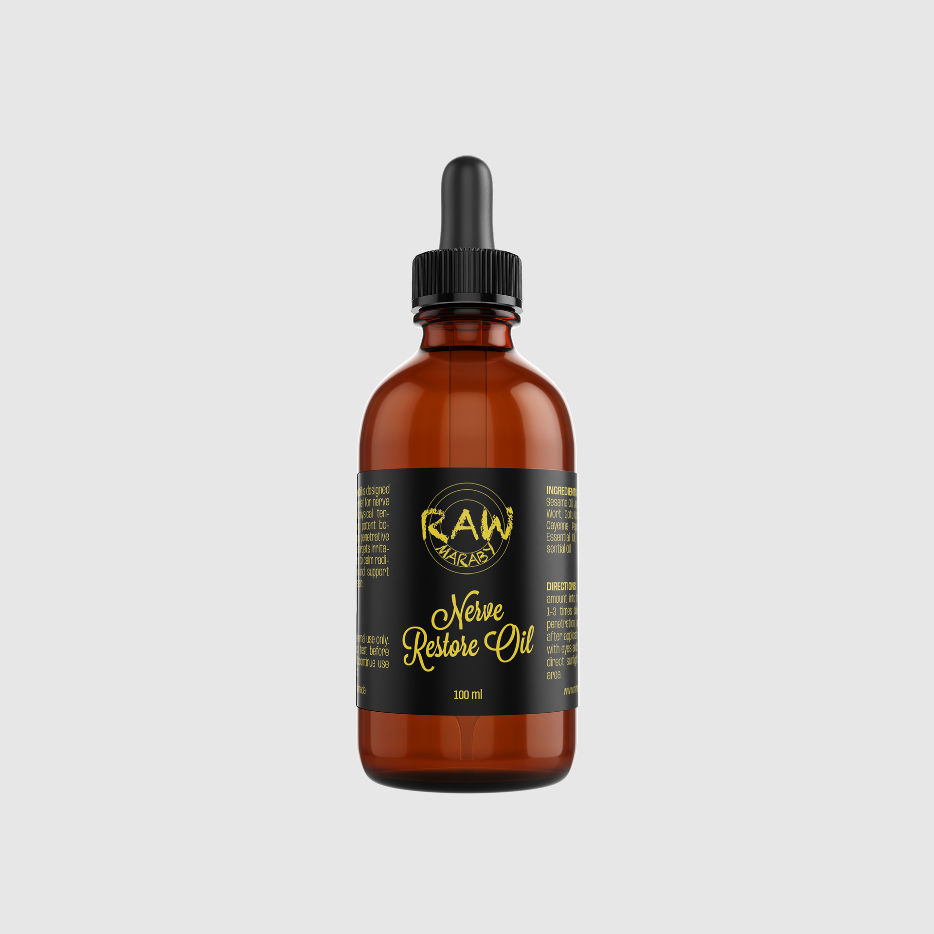 Nerve Restore Oil – Mira Herbals Inc / Raw Maraby