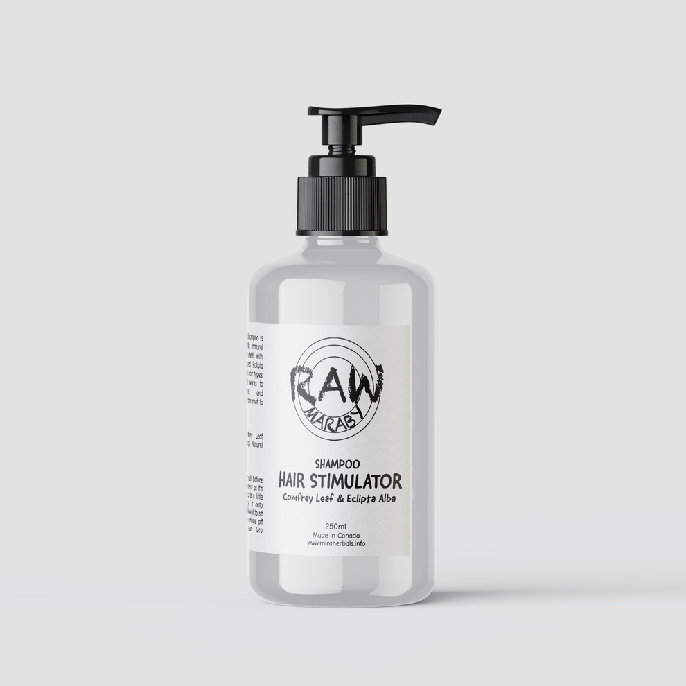 Hair Stimulator Shampoo – Mira Herbals Inc / Raw Maraby
